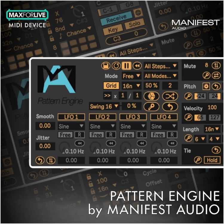Pattern Engine Max for Live device by Manifest Audio - Producer Gang | Home of Producers